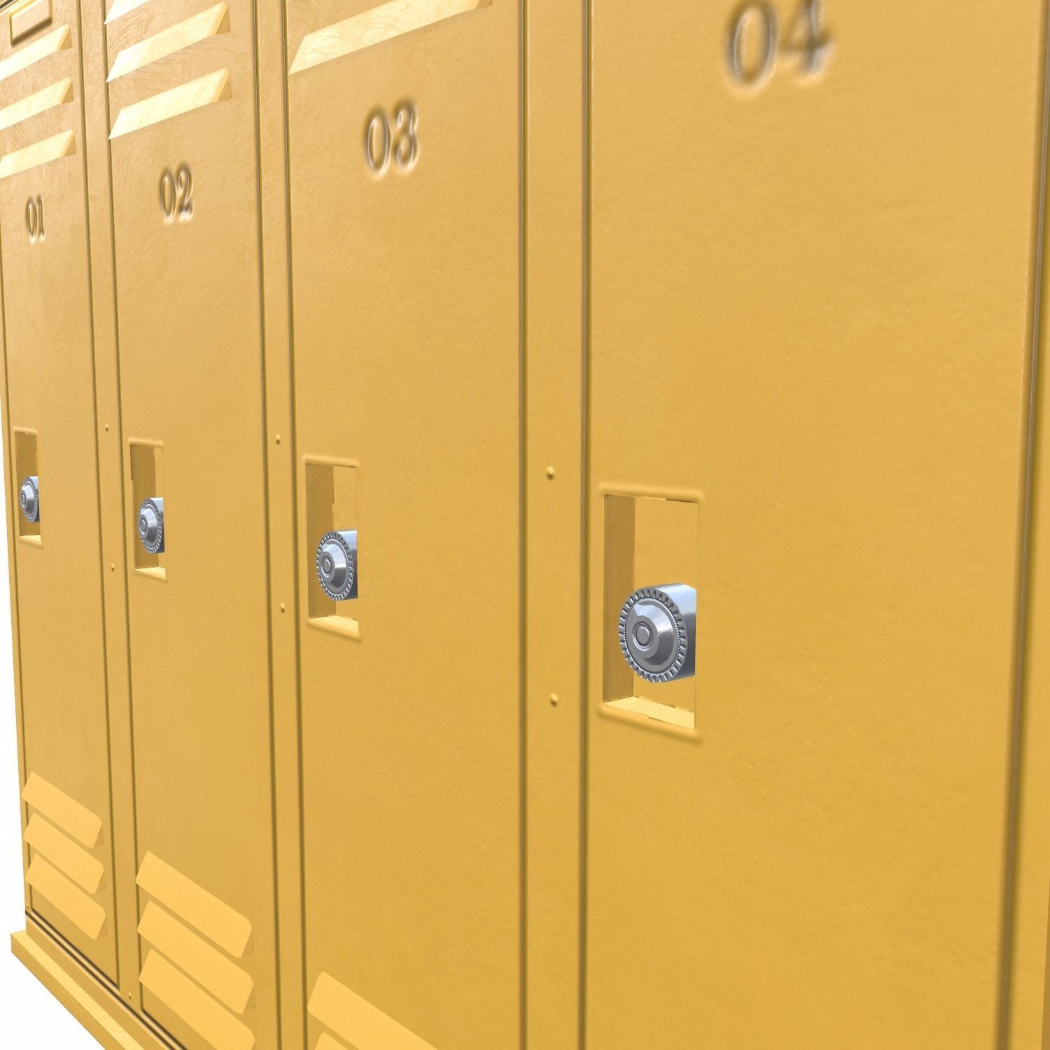3D model Lockers - 05 VR / AR / low-poly | CGTrader