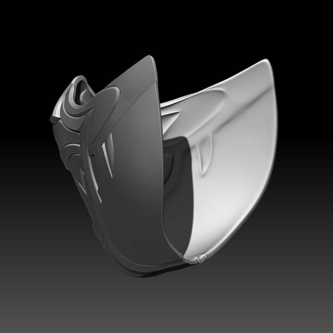 Skarlet mask for cosplay Mortal Kombat MK 3D print model 3D model 3D ...