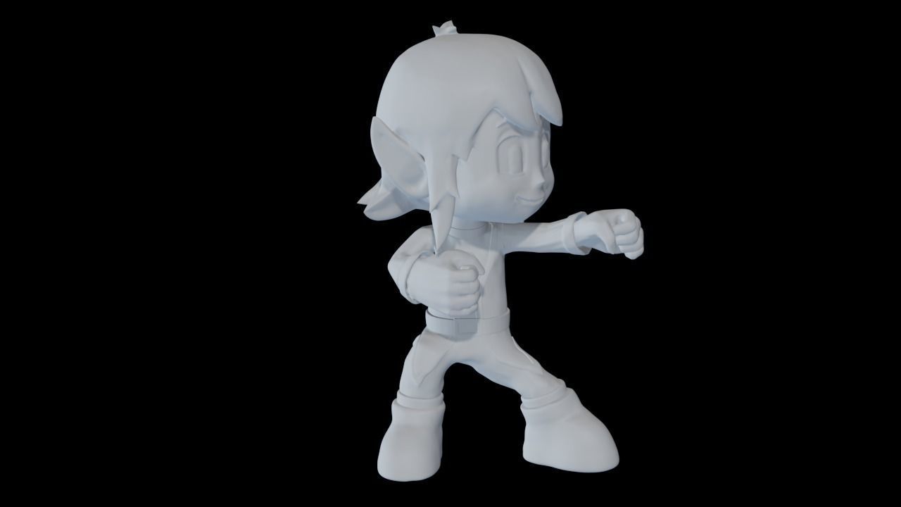 Alex kidd printable model 3D model 3D printable | CGTrader