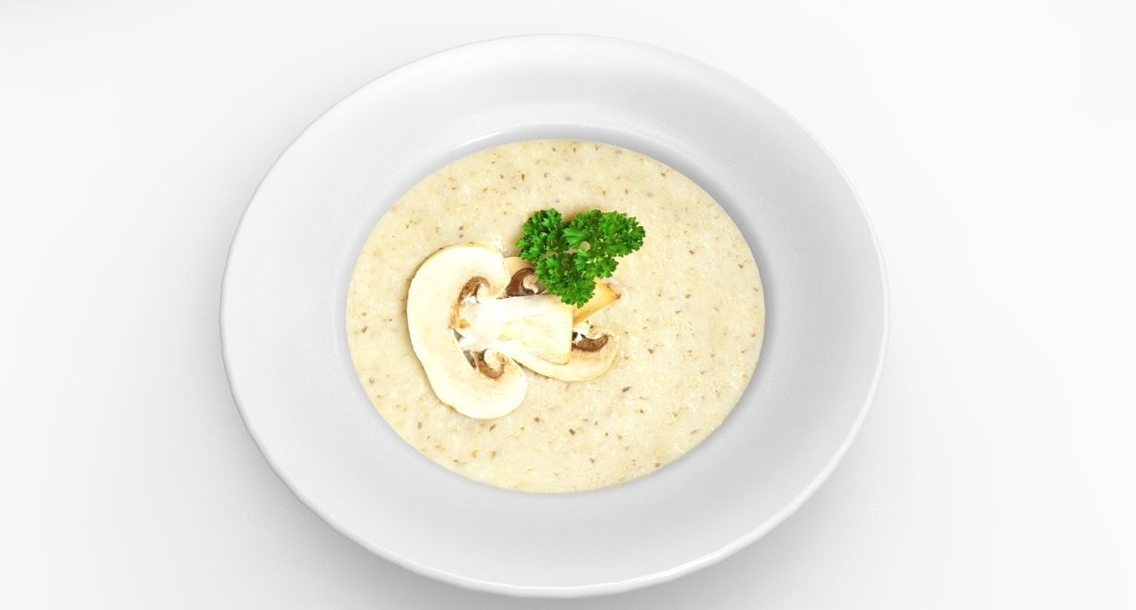 3D model soup 5 types v2 VR / AR / low-poly | CGTrader