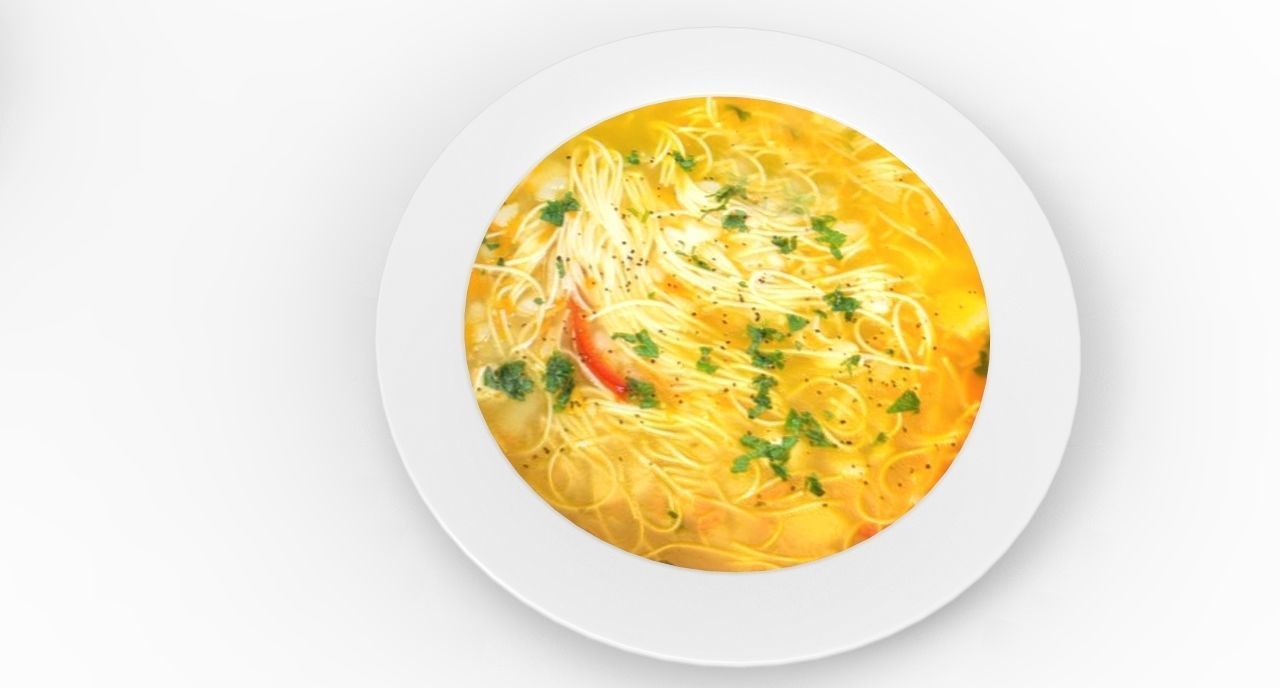 3D model soup 5 types v2 VR / AR / low-poly | CGTrader