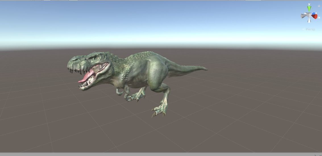 3D model Game Ready Low Poly Dinosaur T-rex VR / AR / low-poly | CGTrader