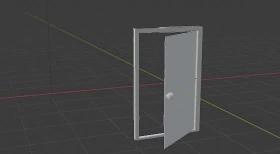 Door Open 3D model | CGTrader