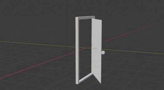 Door Open 3D model | CGTrader