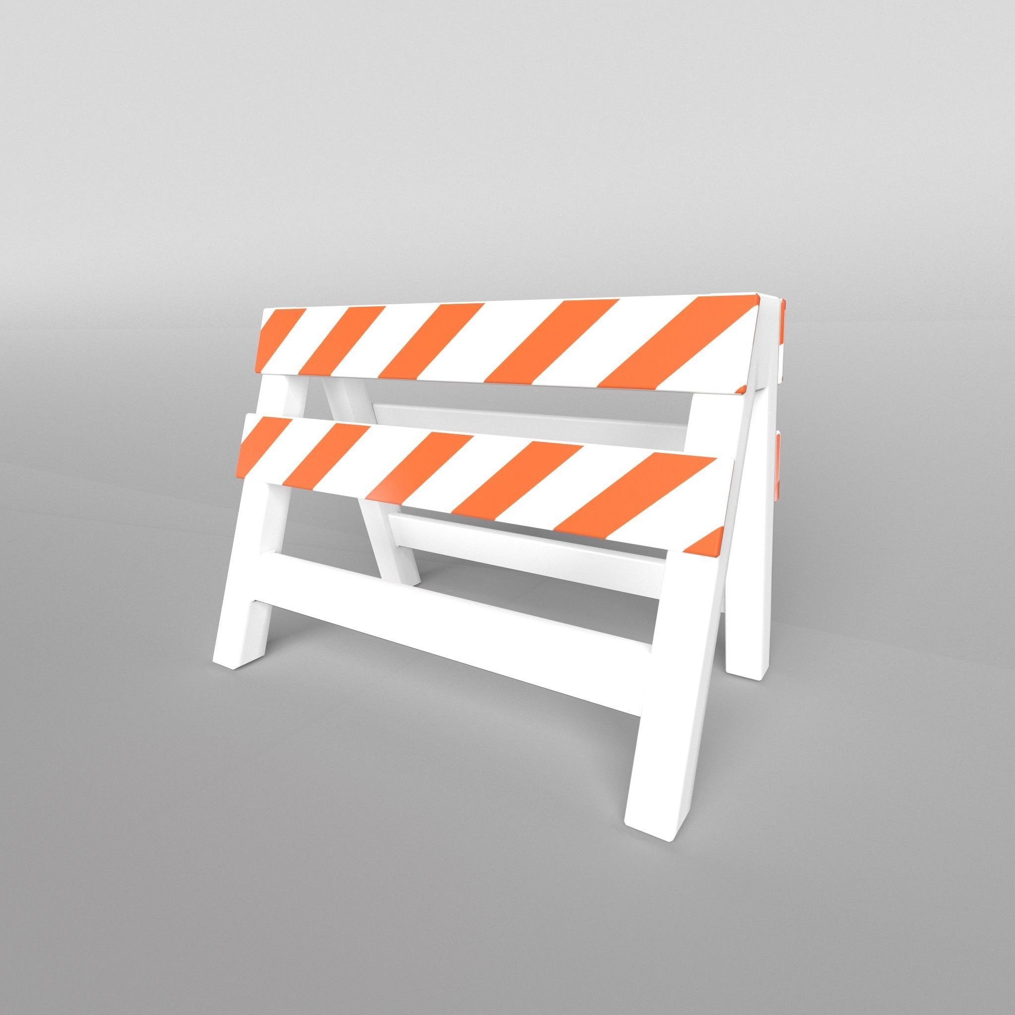 3D model RoadBlock v2 001 VR / AR / low-poly | CGTrader