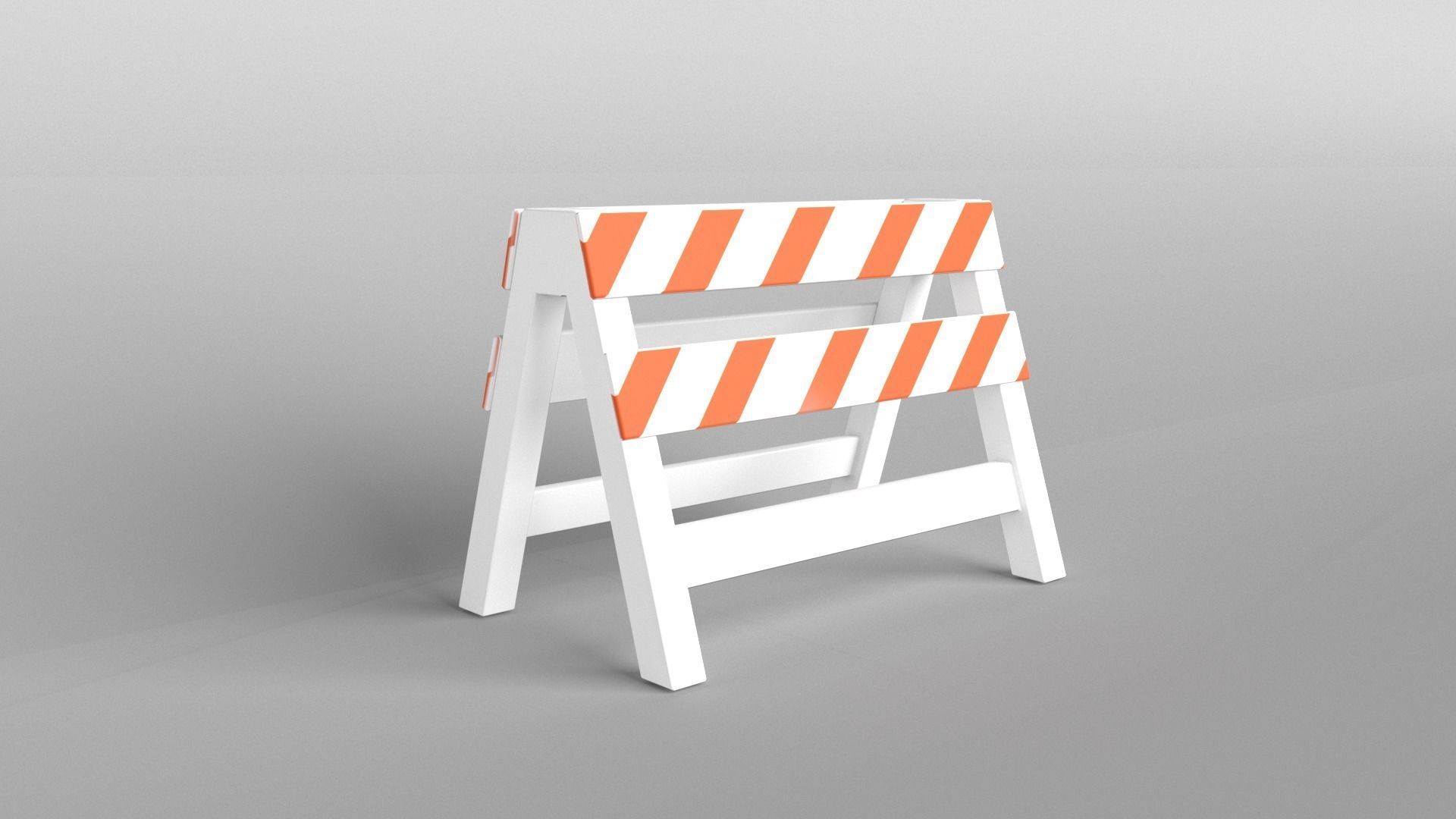 3D model RoadBlock v2 001 VR / AR / low-poly | CGTrader