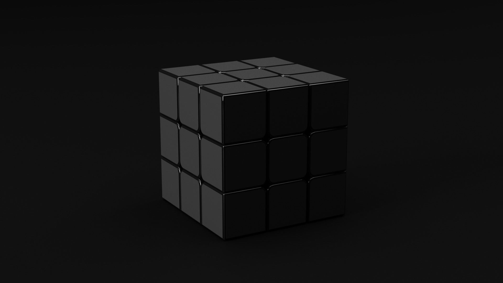3D model Rubik Cube With DBrand Robot Skin and Matte Black VR / AR ...