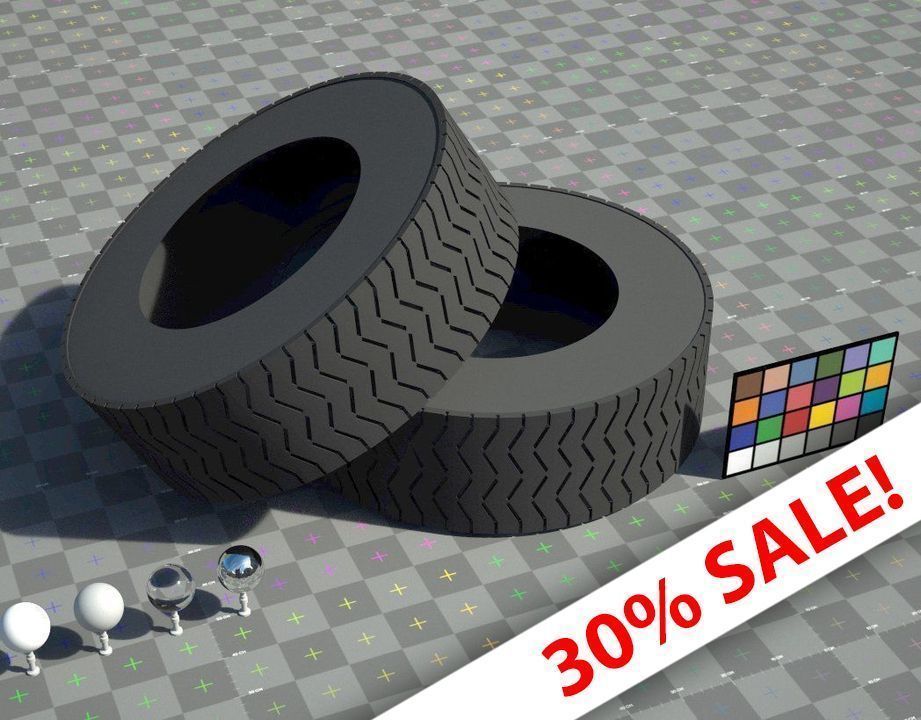 3D model Tire - Games Ready - No Textures VR / AR / low-poly | CGTrader