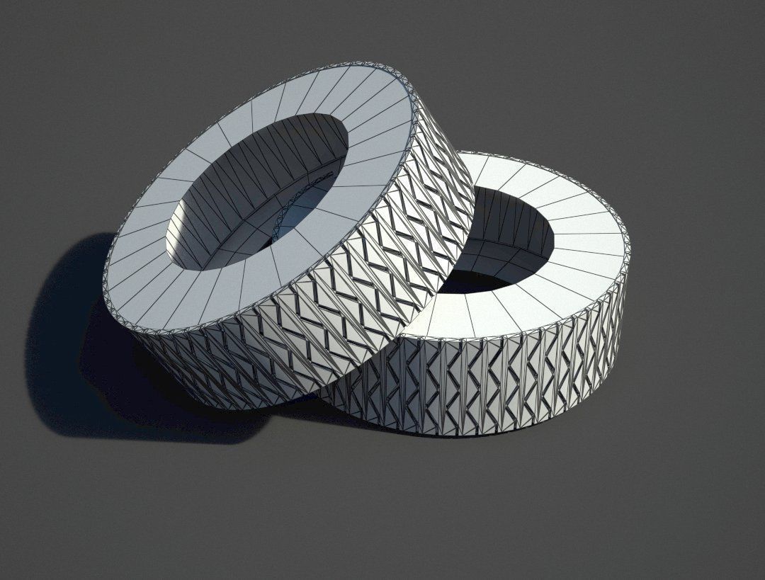 3D model Tire - Games Ready - No Textures VR / AR / low-poly | CGTrader