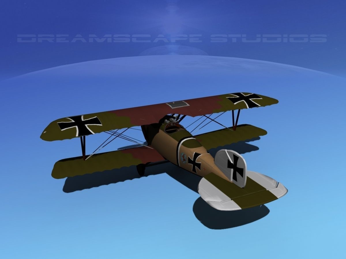 Albatross DIII Fighter 3D model rigged | CGTrader