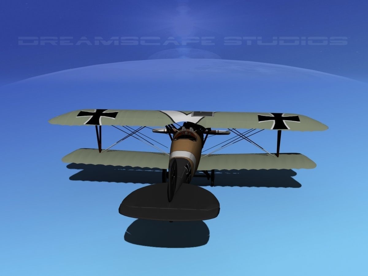 Albatross DIII Fighter 3D model rigged | CGTrader
