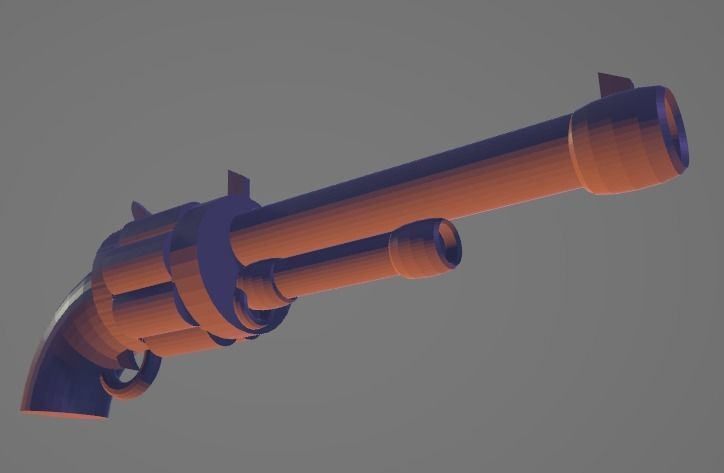 3D model Wild West Revolver - VR / AR / low-poly | CGTrader