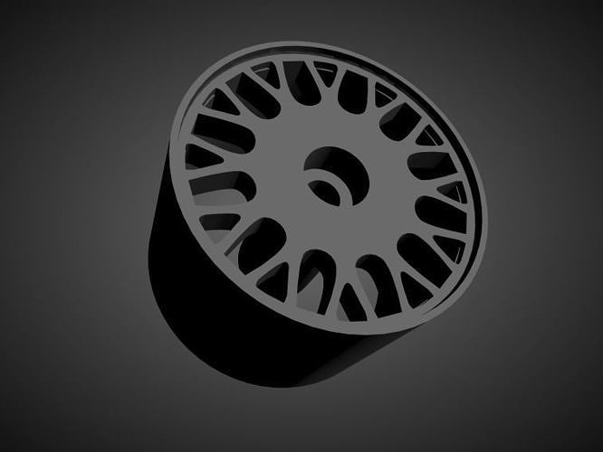 Volvo Classic OEM rims with brakes and tires for Hot Wheels 3D model 3D ...