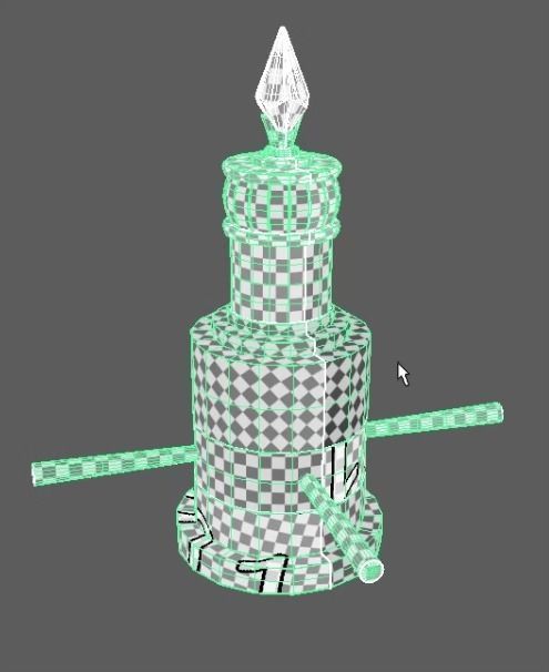 Crystal Statue 3D model rigged | CGTrader