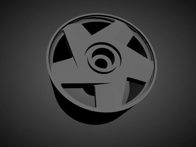 Volvo Classic OEM rims with brakes and tires for Hot Wheels 3D model 3D ...