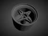 SSR Type X rims with brakes and tires for Hot Wheels 3D model 3D ...