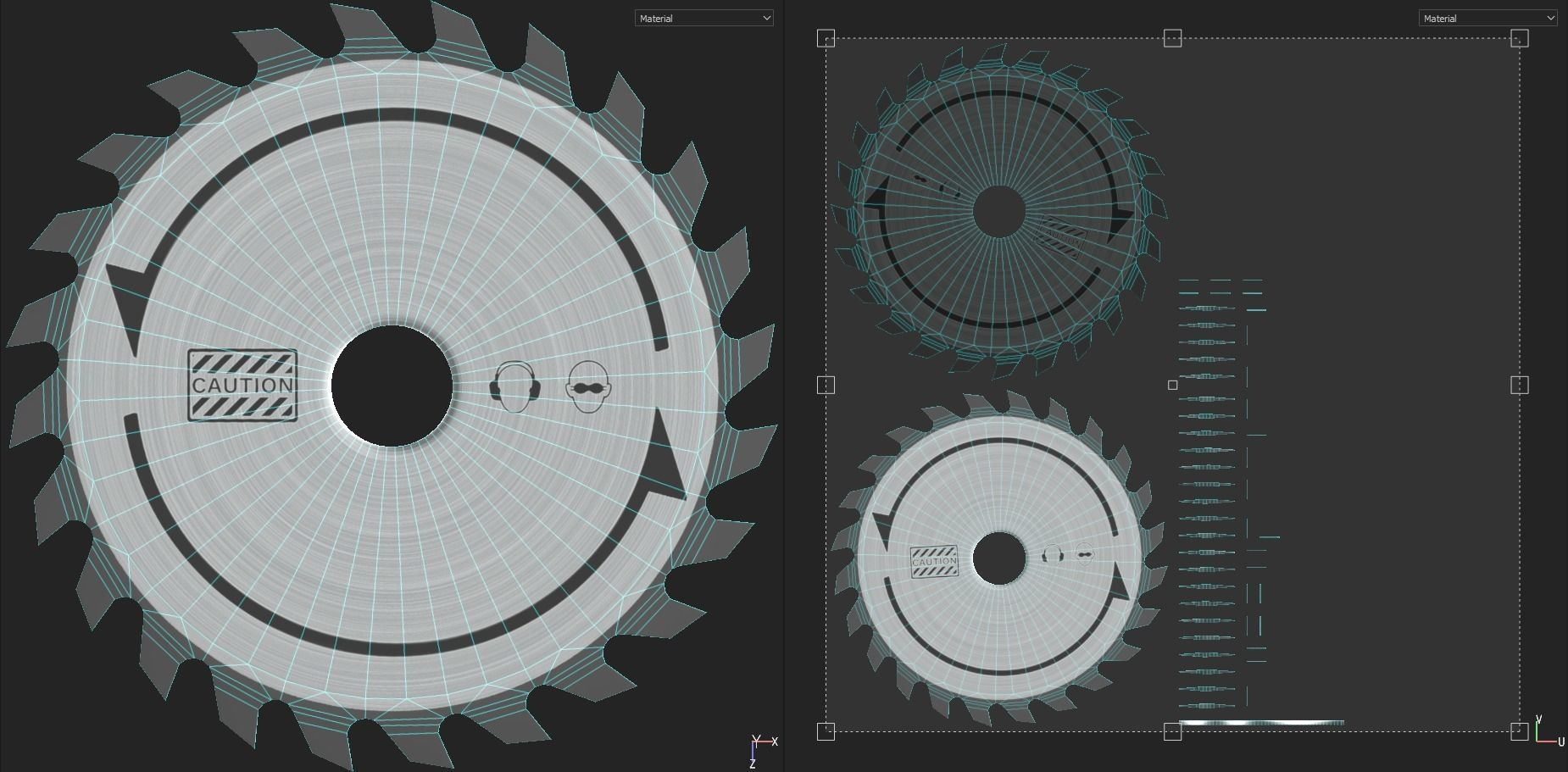 3D model Saw - circular sawblade VR / AR / low-poly | CGTrader