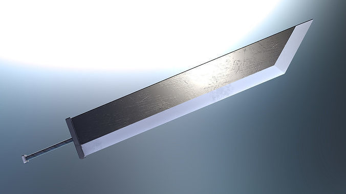 Buster Sword free VR / AR / low-poly 3D model | CGTrader