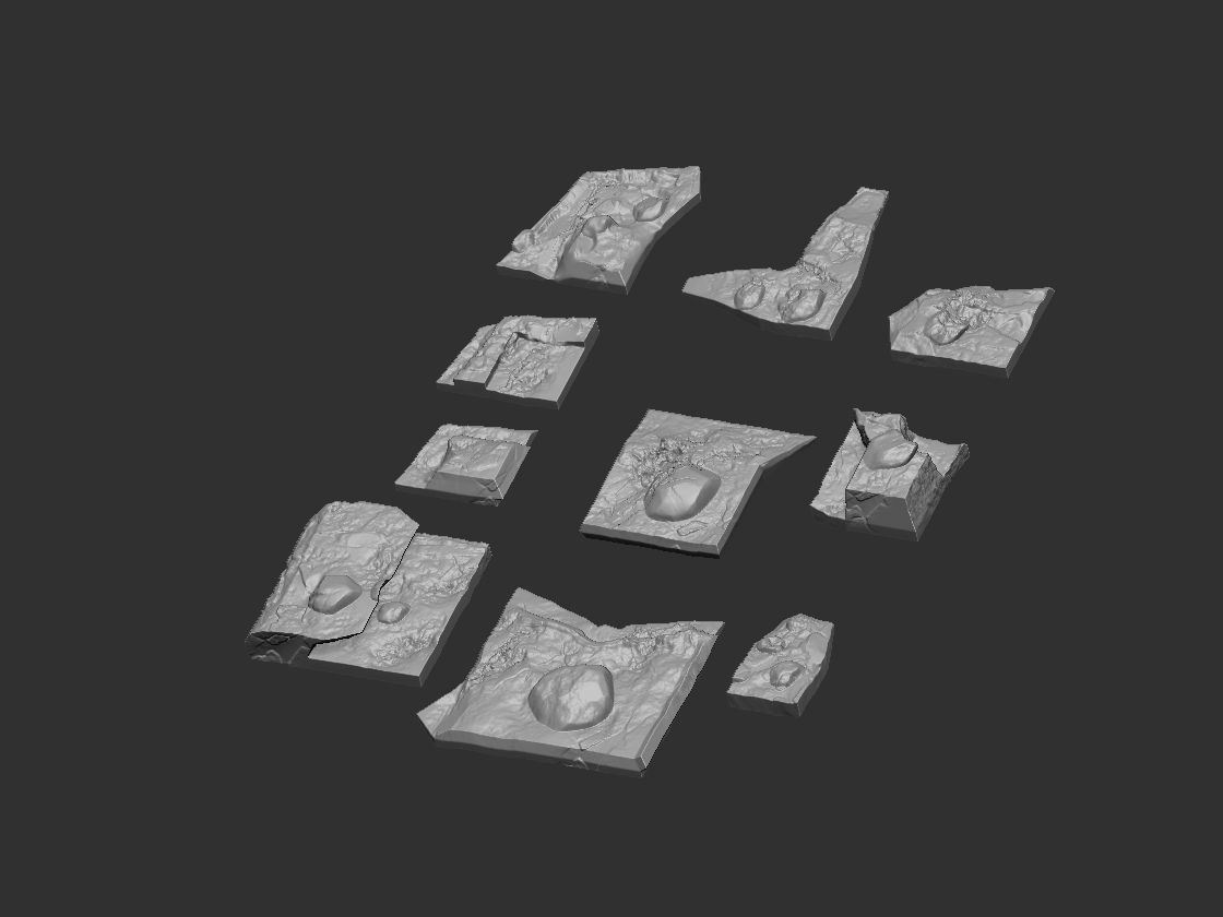 stone environment 3D model | CGTrader
