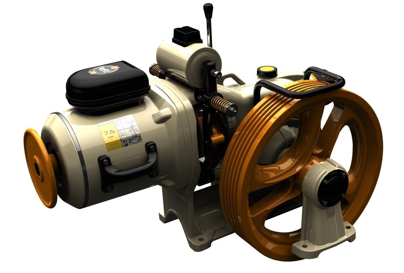 Elevator Motor 3D model | CGTrader