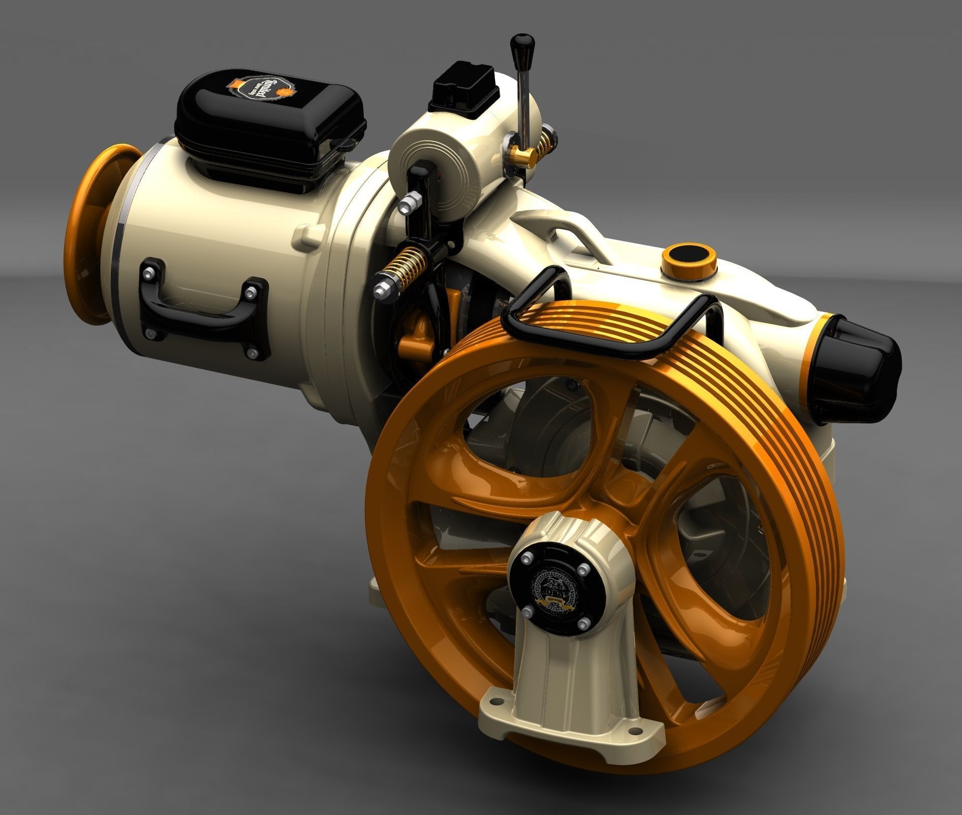 Elevator Motor 3D model | CGTrader