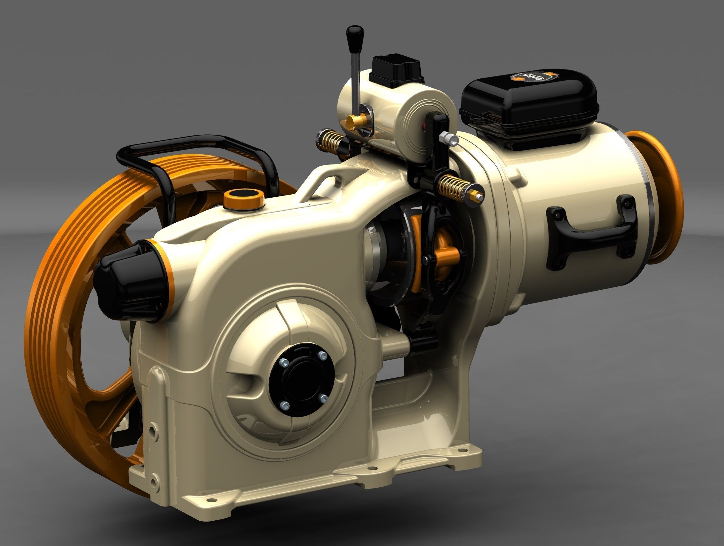 Elevator Motor 3D model | CGTrader