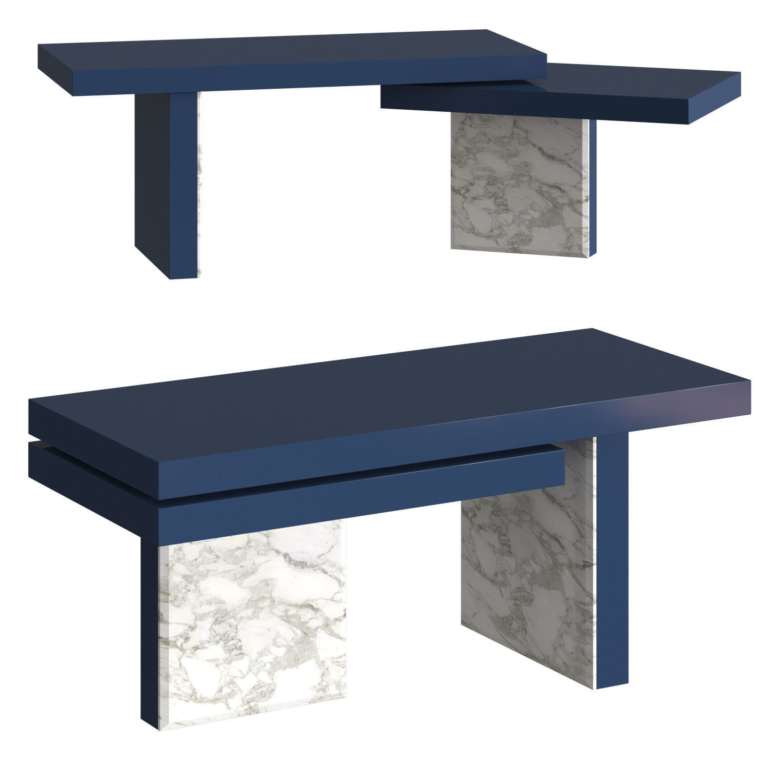 Benjamin Table by Flexform Mood 3D model | CGTrader