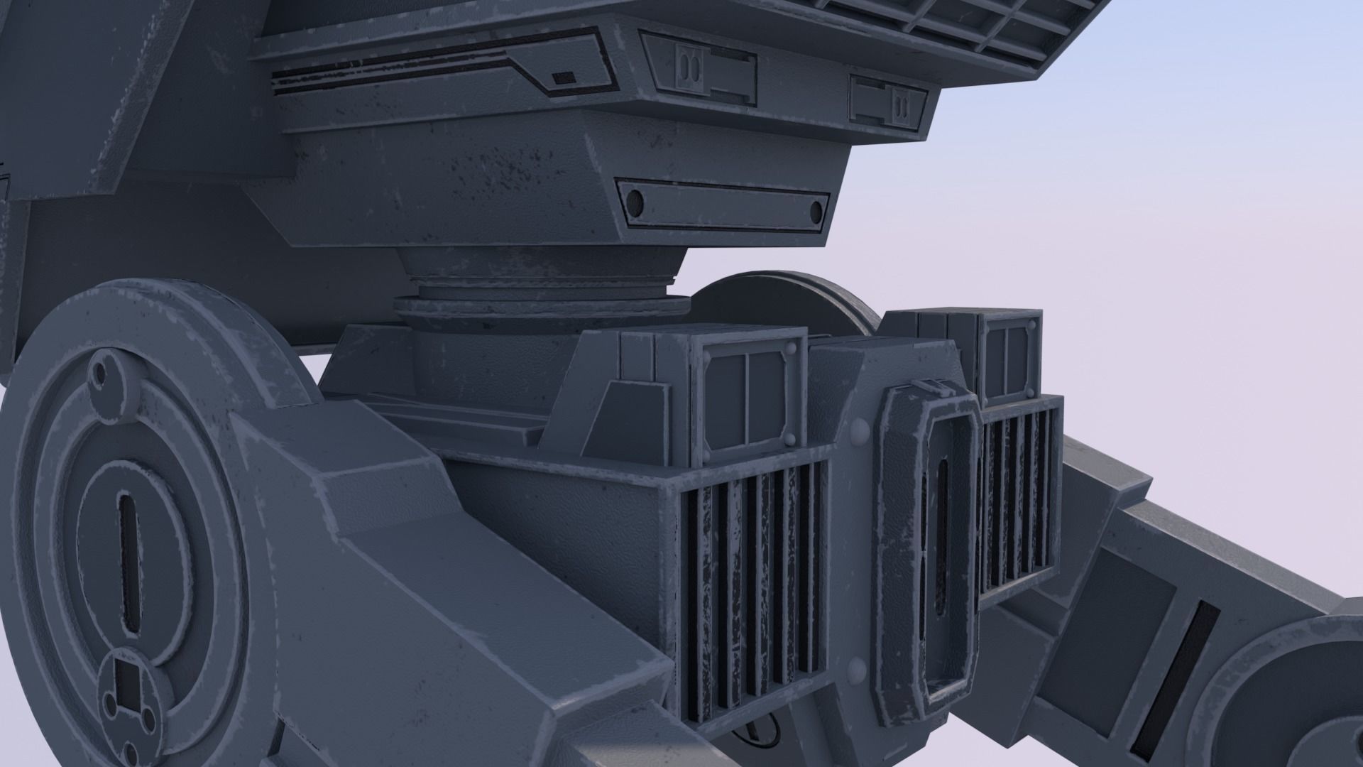 AT-DP Walker 3D model | CGTrader