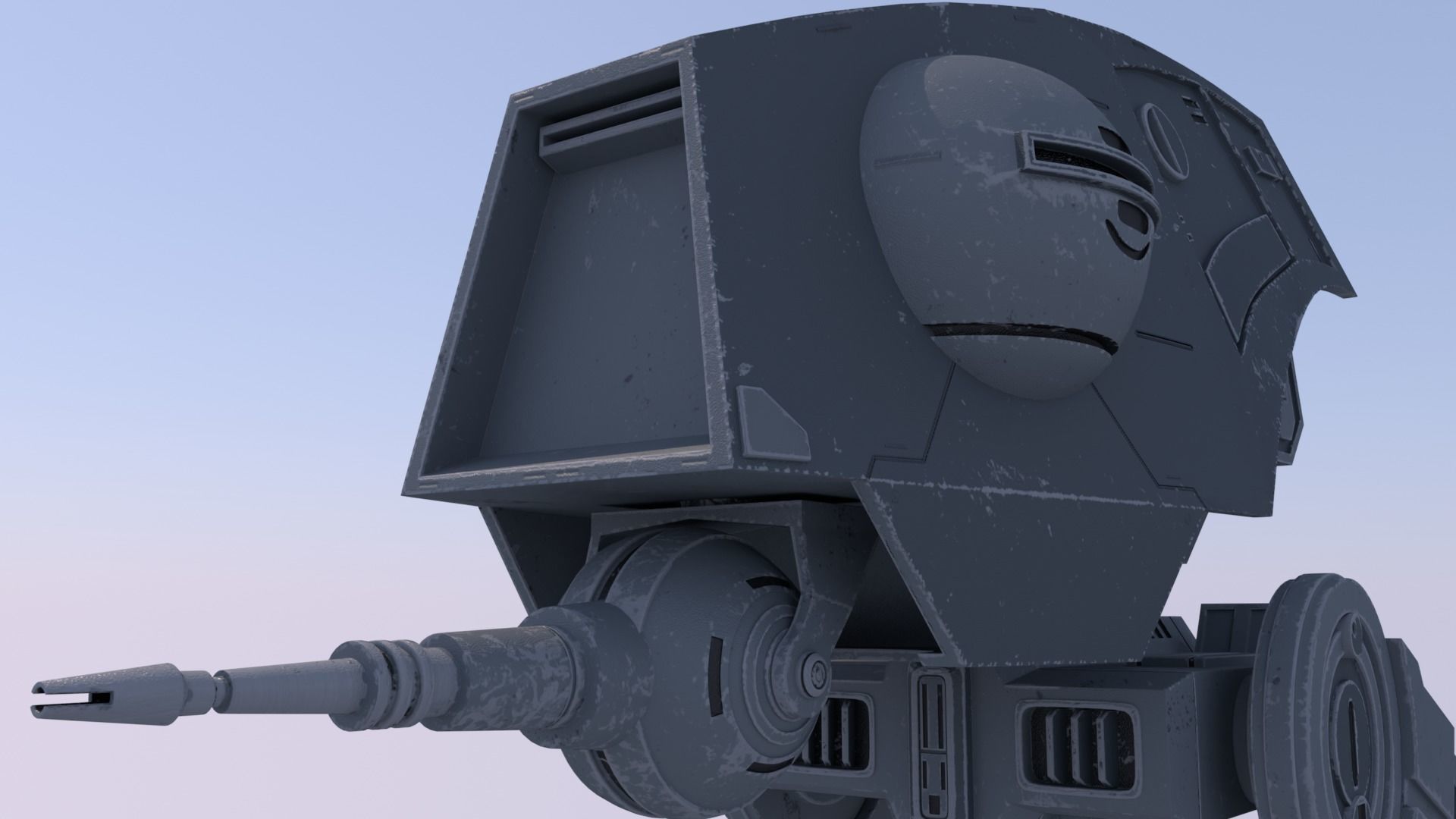 AT-DP Walker 3D model | CGTrader