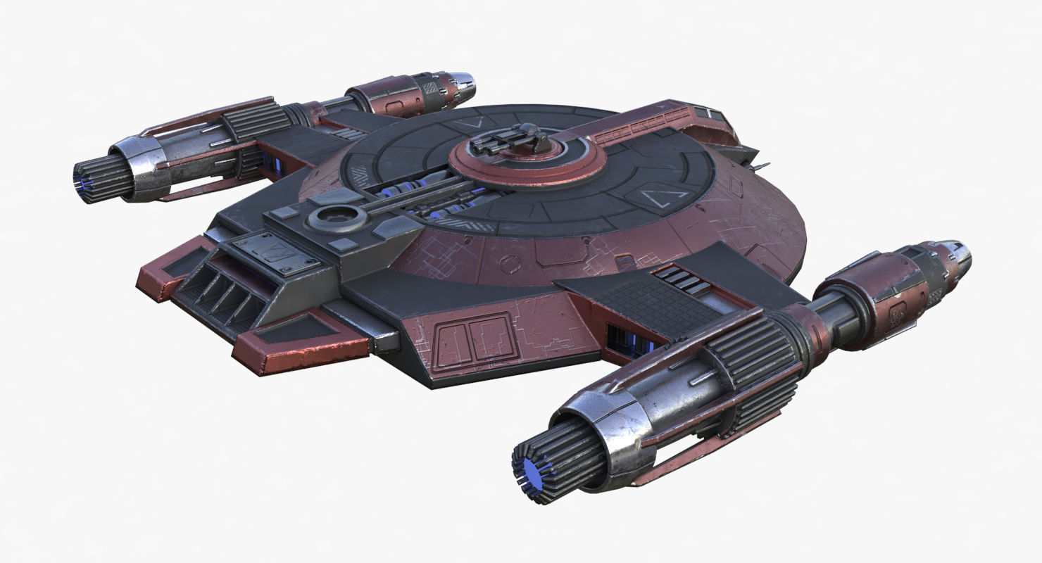 3D model Lancer Class Spaceship Vray VR / AR / low-poly | CGTrader