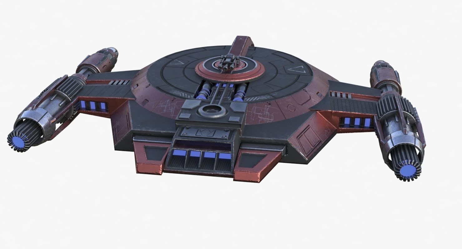3D model Lancer Class Spaceship Vray VR / AR / low-poly | CGTrader