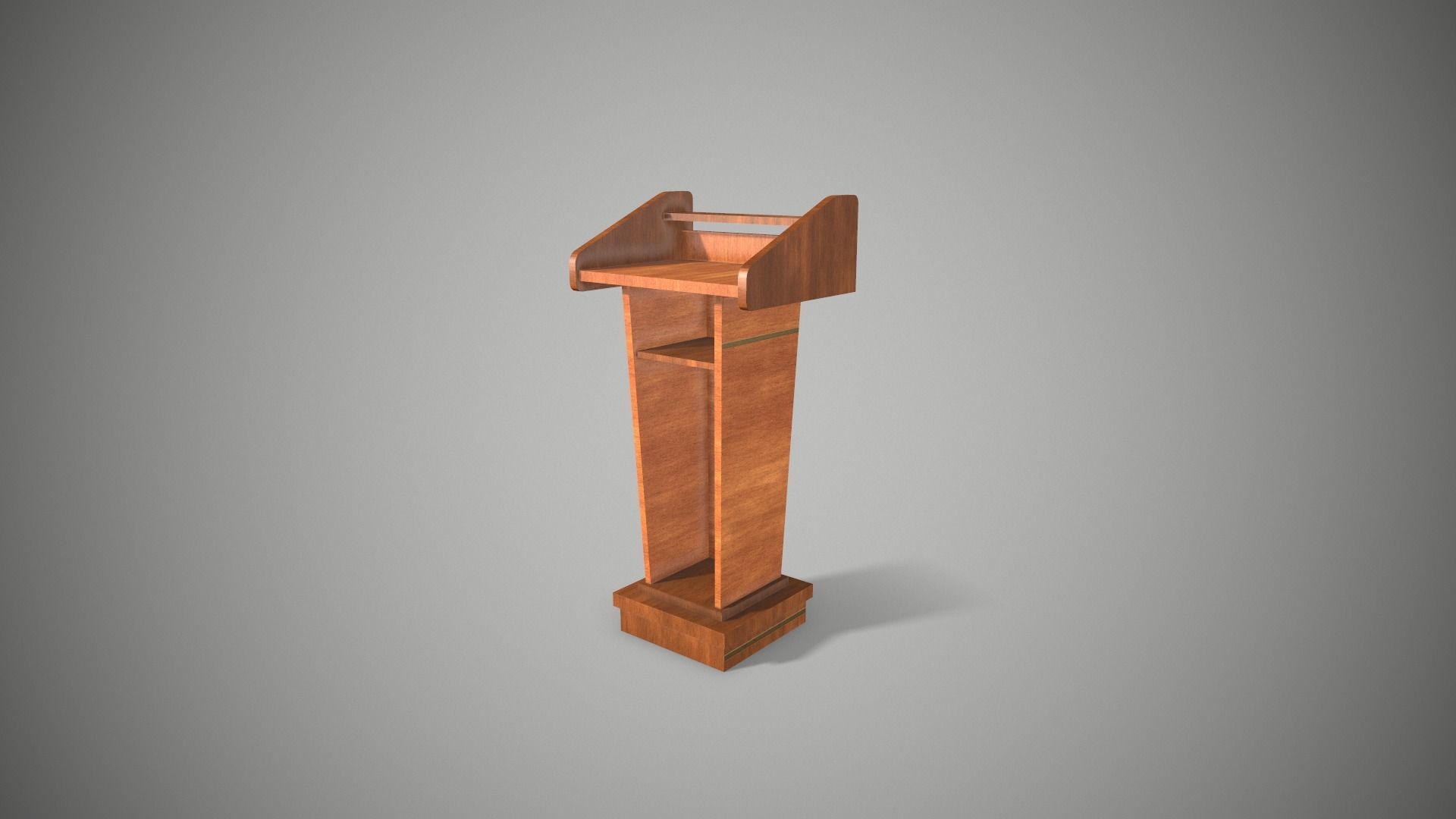3D model Rostrum Stand Podium Tribune VR / AR / low-poly | CGTrader