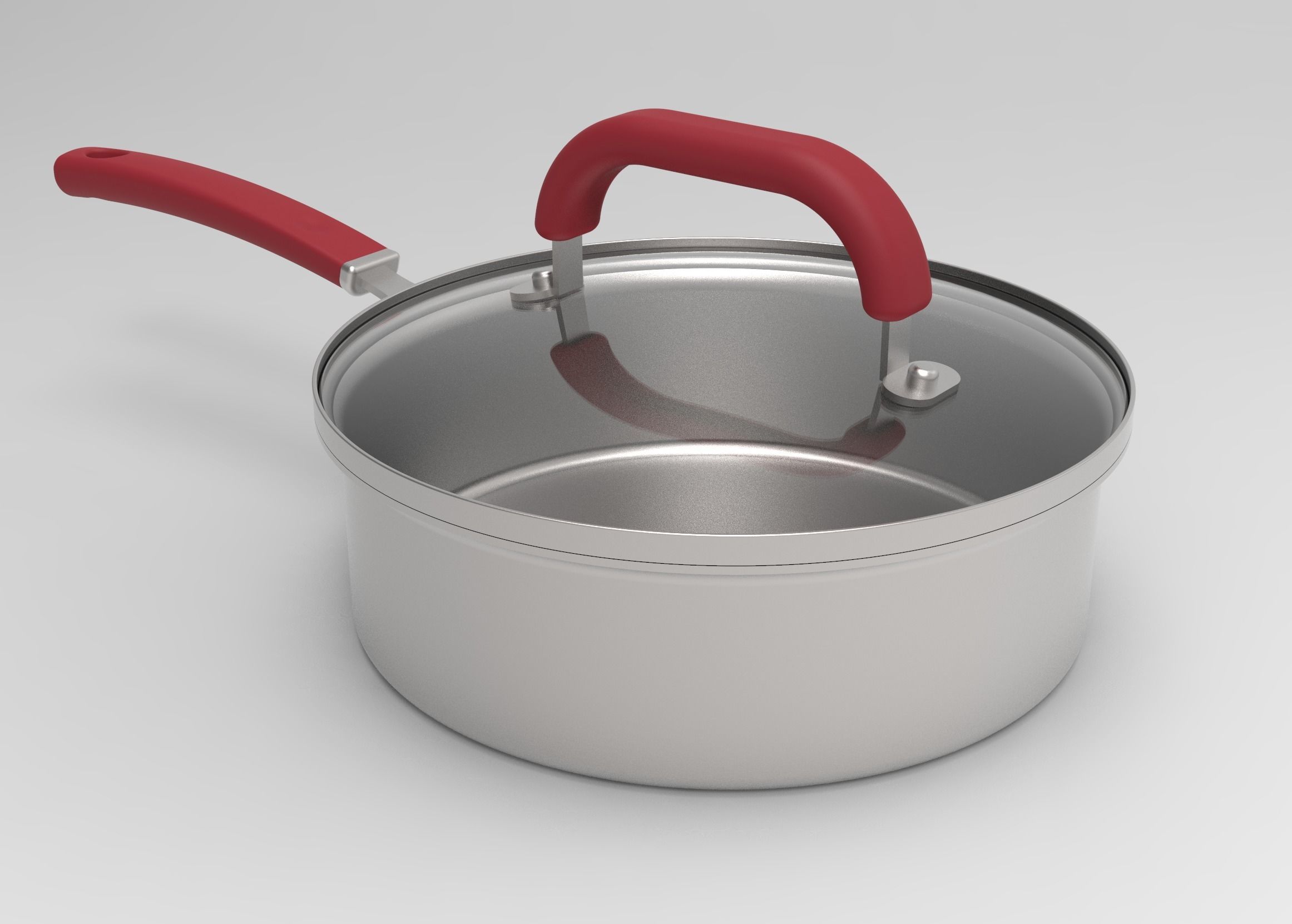 Cookware Set Pots and Pans 3D model | CGTrader