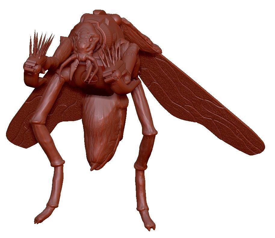Insectoid Auxiliary Team 3D model 3D printable | CGTrader