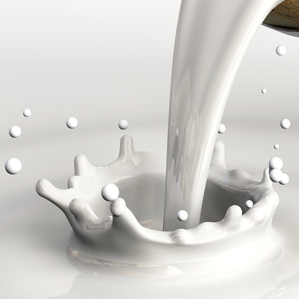 Bucket pouring milk 3D model | CGTrader