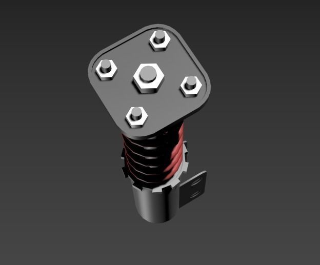 Coilover Spring Assemply - Low Poly count free VR / AR / low-poly 3D ...