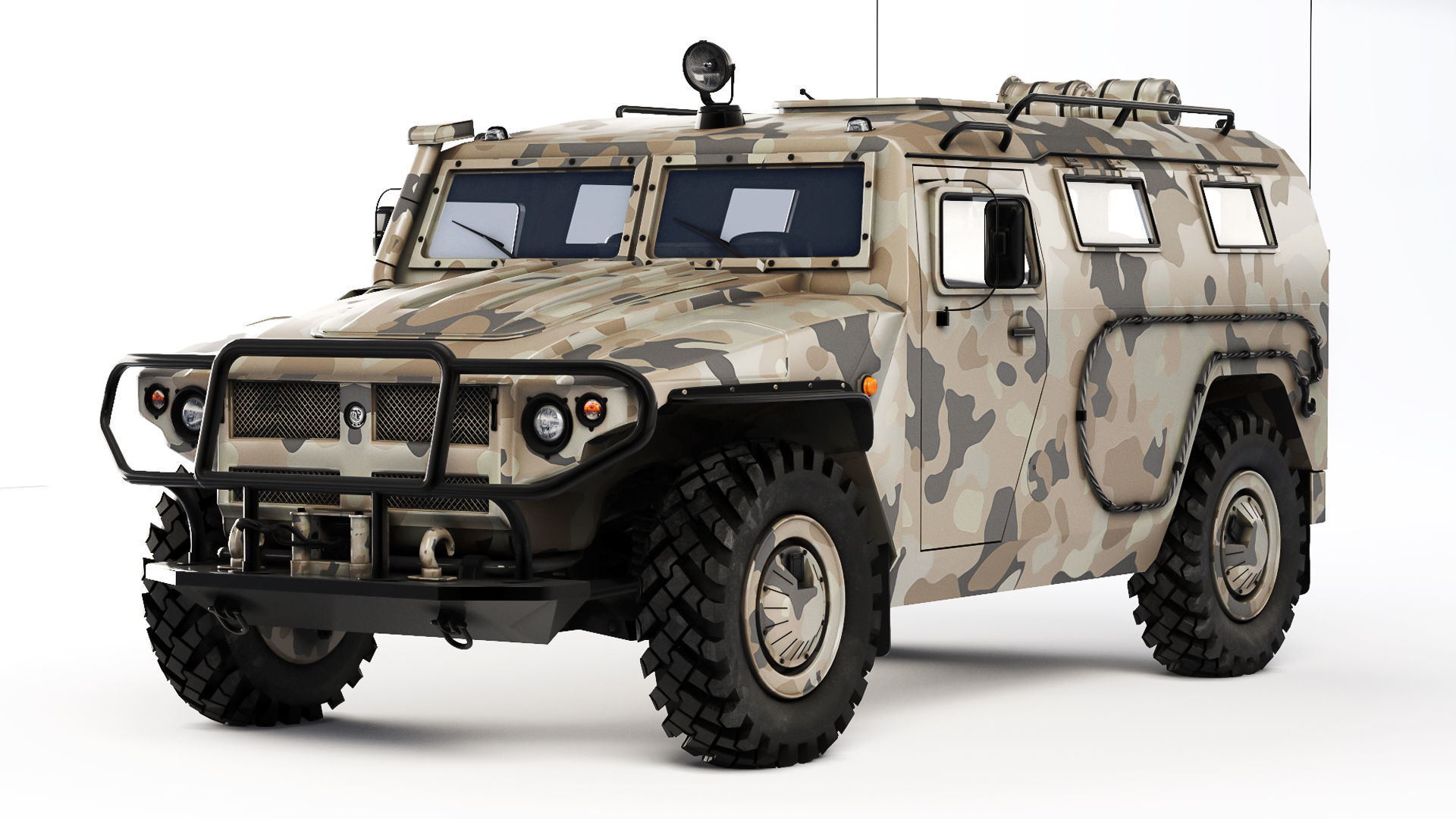 Gaz Tiger 2330 3D model | CGTrader