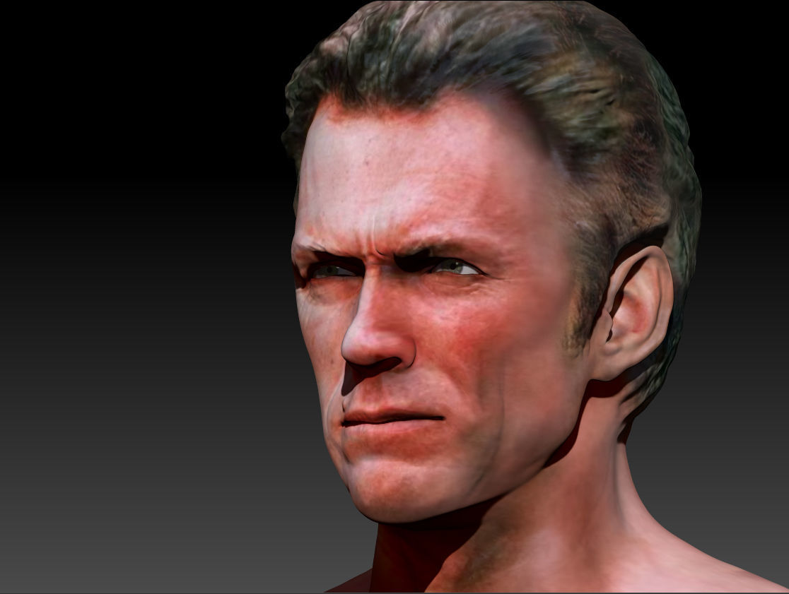 Clint Eastwood 3d model 3D model | CGTrader