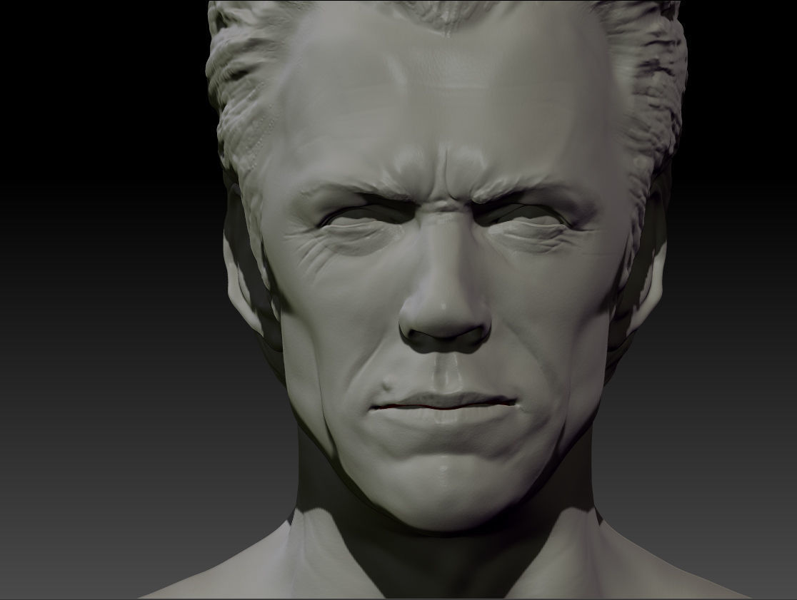 Clint Eastwood 3d model 3D model | CGTrader