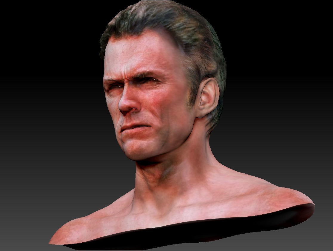Clint Eastwood 3d model 3D model | CGTrader