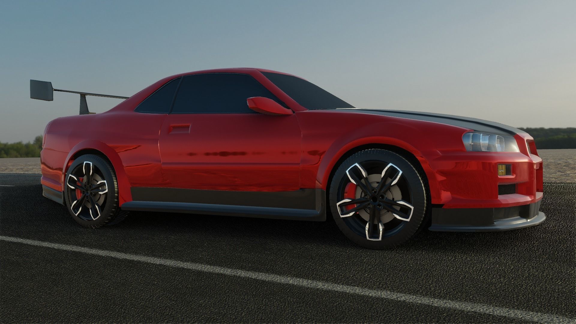 Nissan Gtr-r34 3d model 3D model | CGTrader