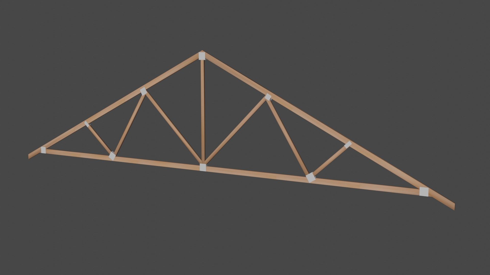 Roof Truss 3D model | CGTrader