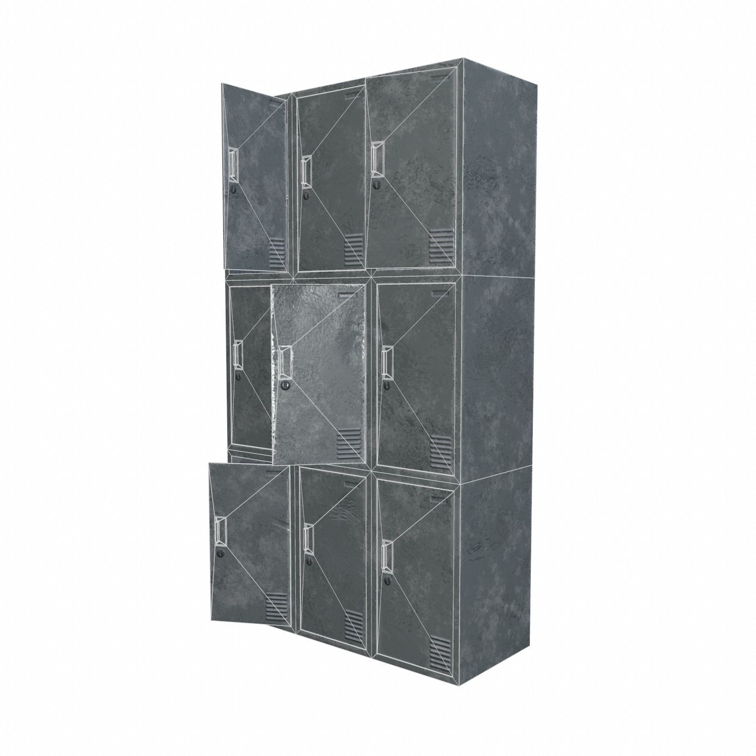 3D model Locker Office - 01 VR / AR / low-poly | CGTrader