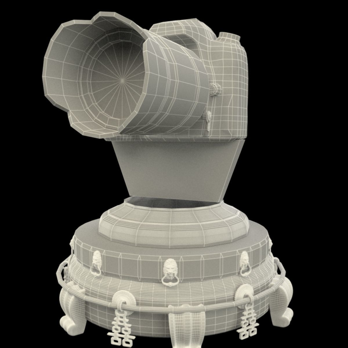 Chinese display stand with camera 3D model | CGTrader