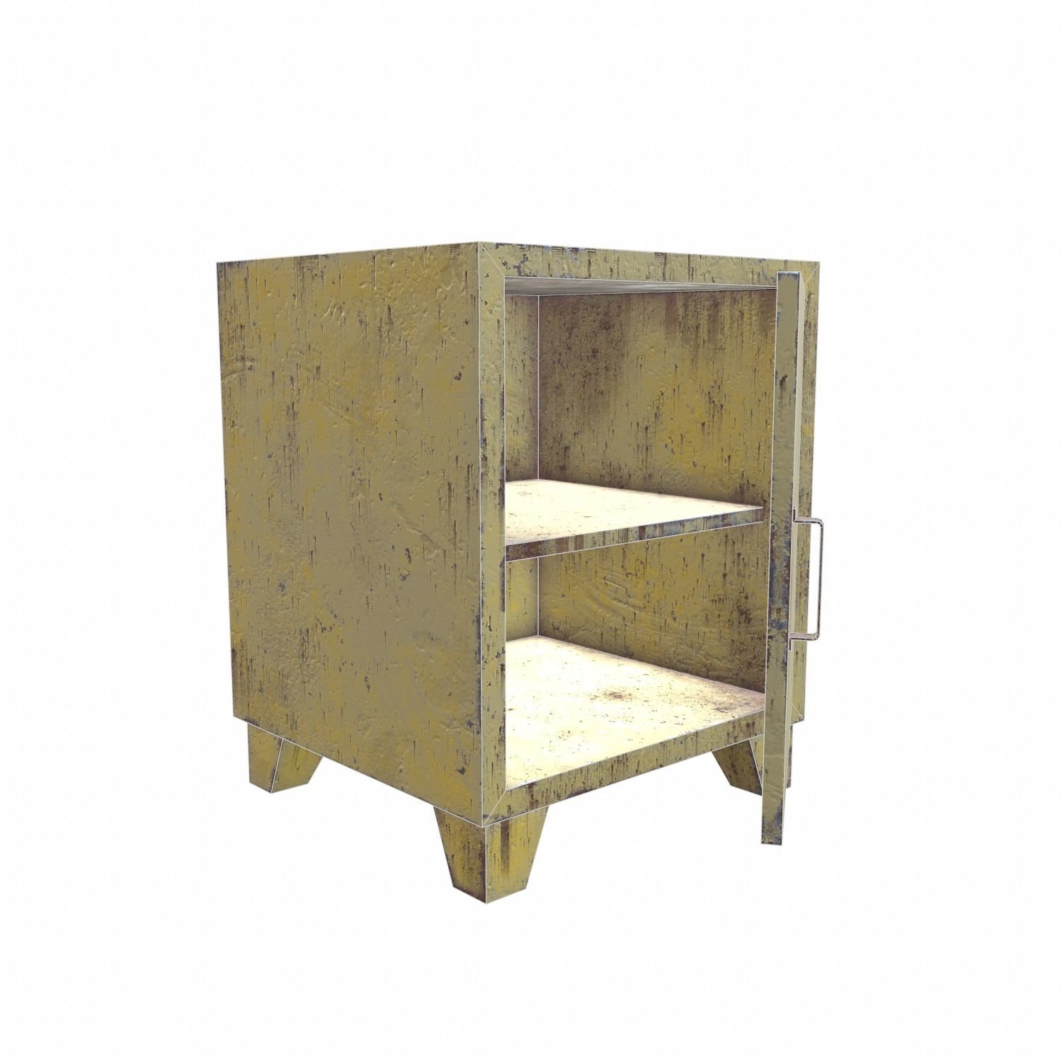 3D model Bedside metal Table - 03 VR / AR / low-poly | CGTrader