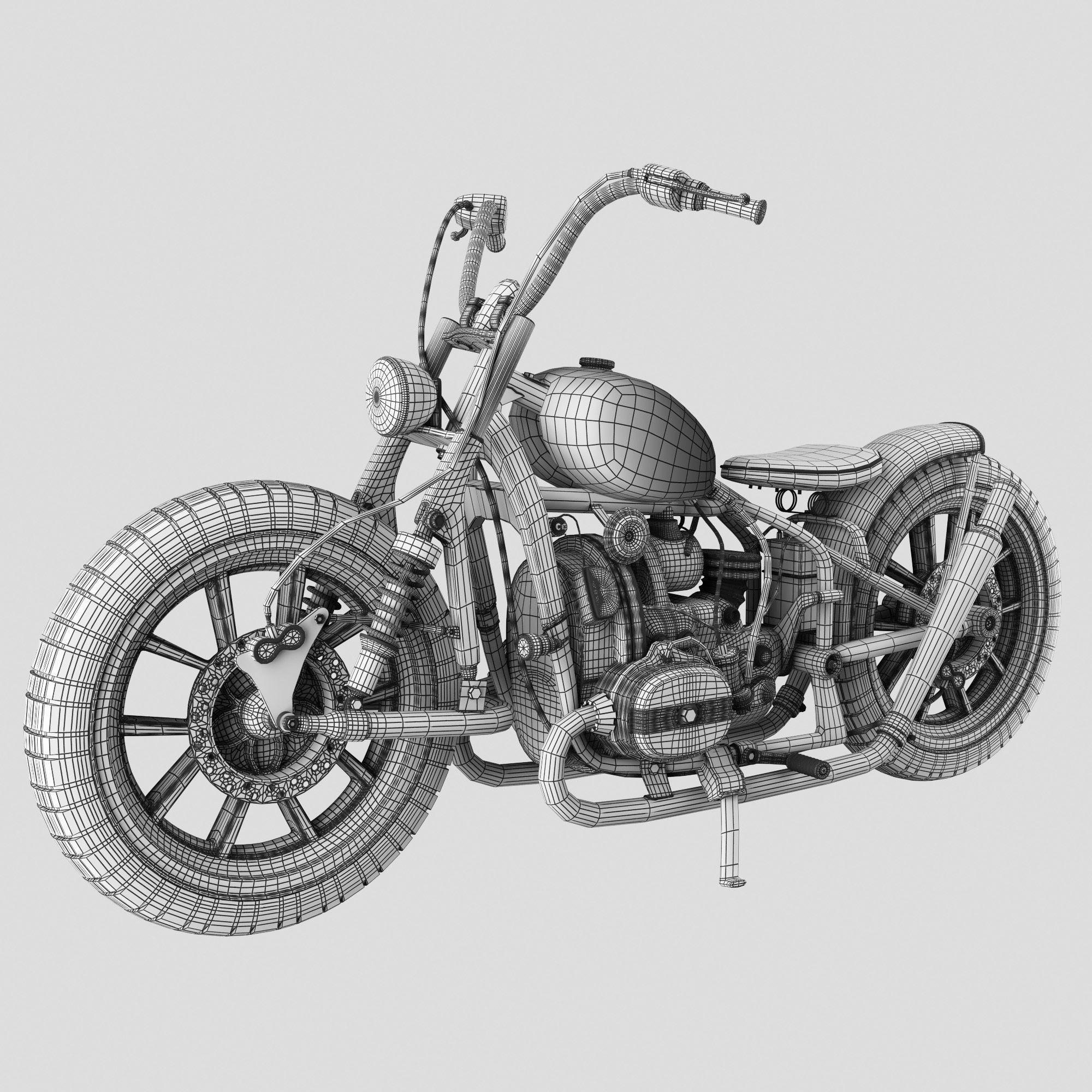 Motorcycle diablo 3D model | CGTrader