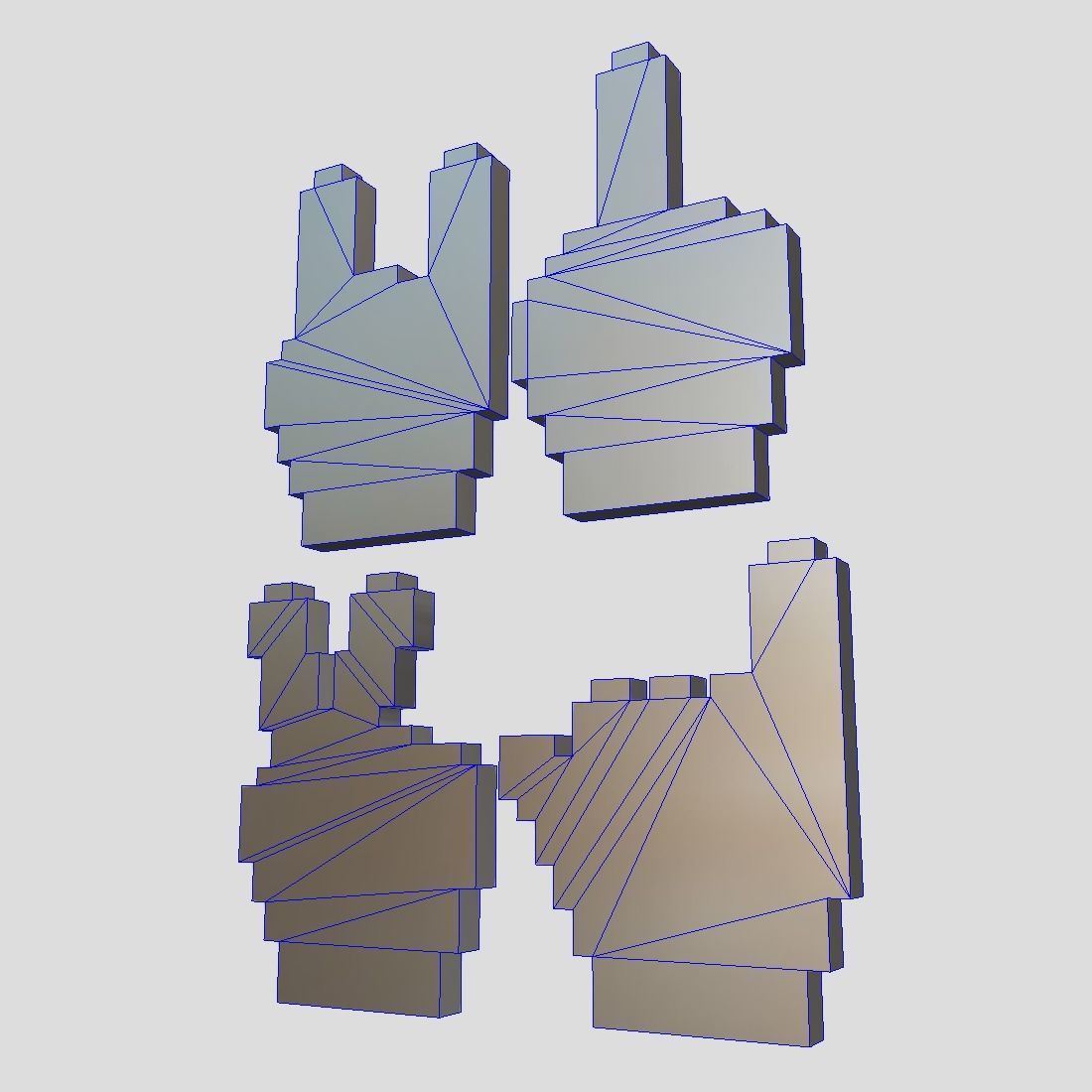 3D model Cursor Hand Pack 2 VR / AR / low-poly | CGTrader