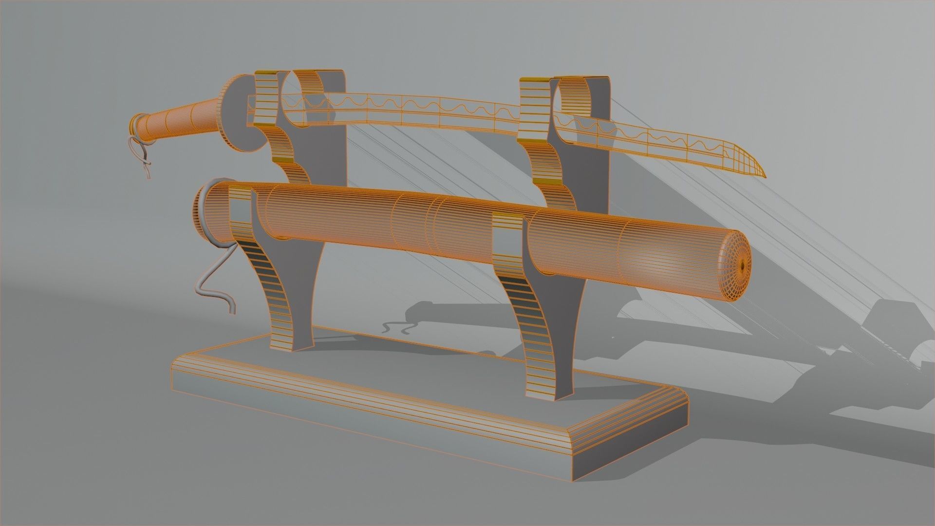 3D model Sward cgi Design Modeling Blender Model Project VR / AR / low ...