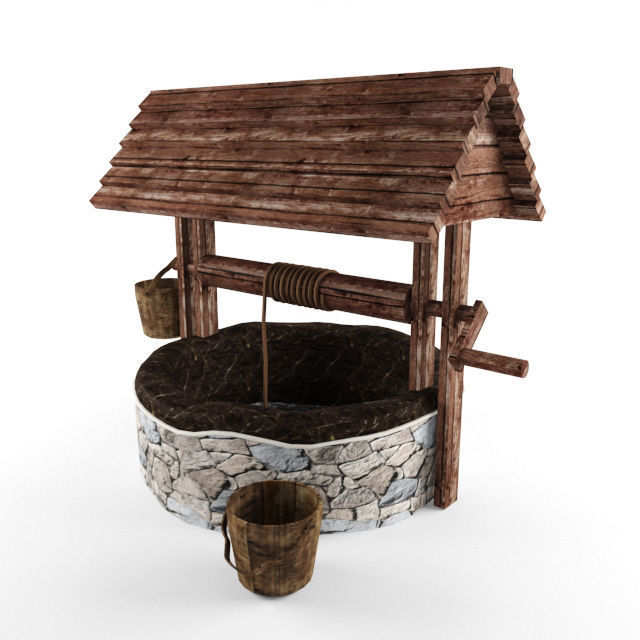 3D model Vintage Well VR / AR / low-poly | CGTrader