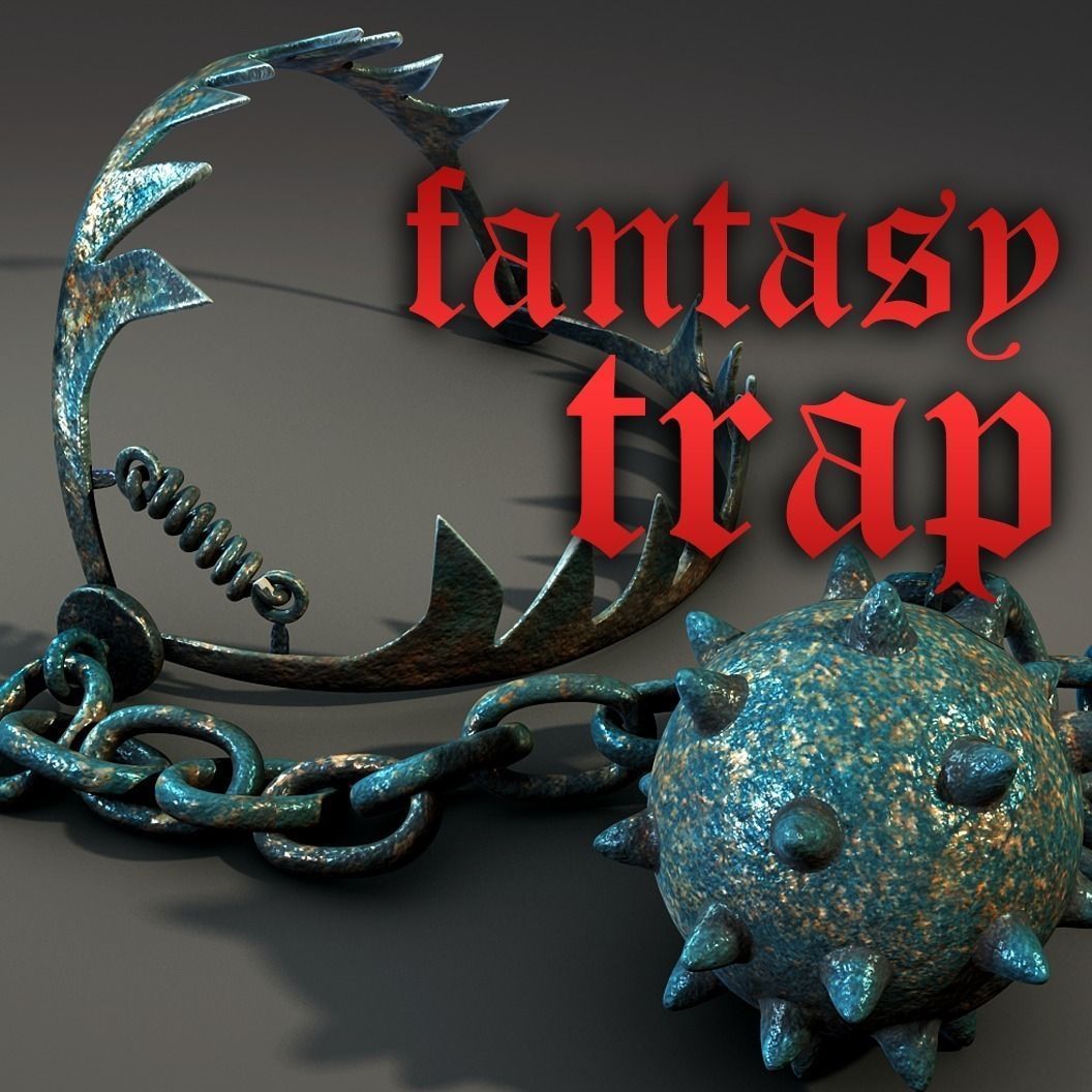 Fantasy Trap - high poly 3D model | CGTrader